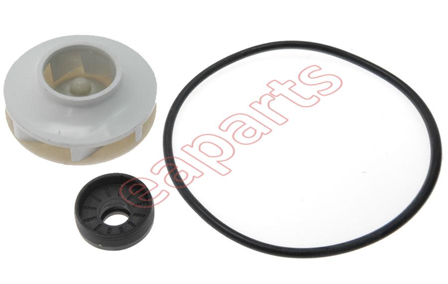 Φτερωτή + τσιμούχα αντλίας πλύσεως πλυντηρίου πιάτων SIEMENS / BOSCH ...