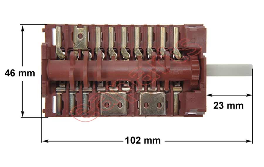 Διακόπτης επιλογής φούρνου κουζίνας PHILIPS / WHIRLPOOL ... original