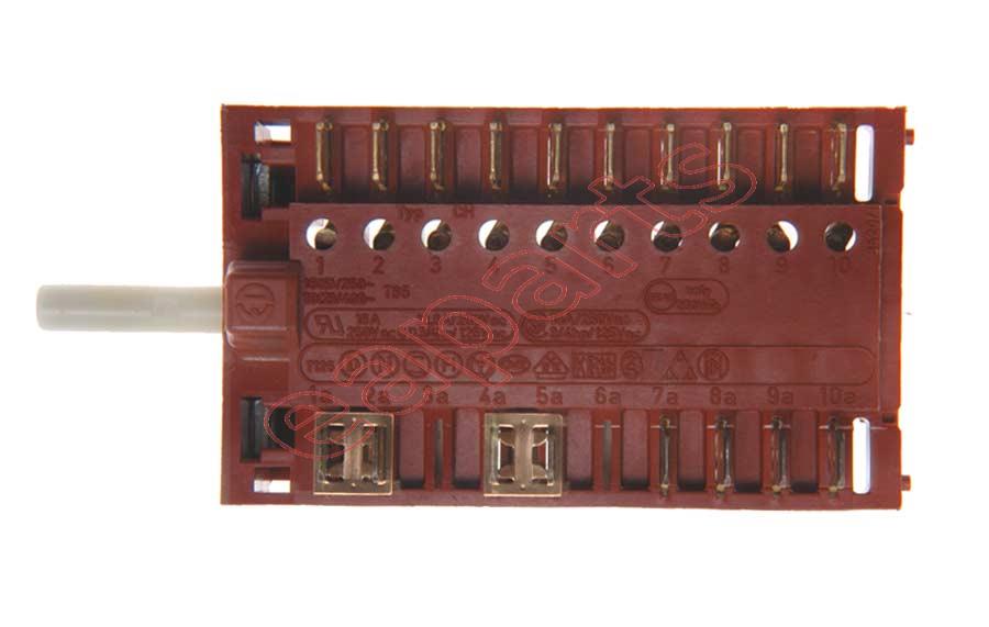 Διακόπτης επιλογής φούρνου κουζίνας PHILIPS / WHIRLPOOL ... original