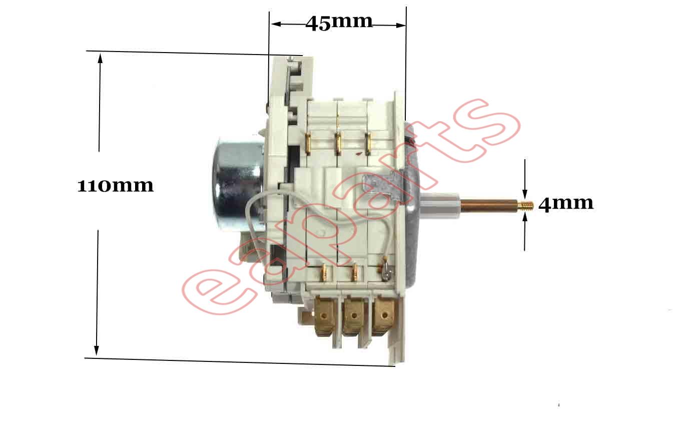 Χρονοδιακόπτης προγράμματος EC 4245.01 D04 πλυντηρίου ρούχων ZANUSSI ...