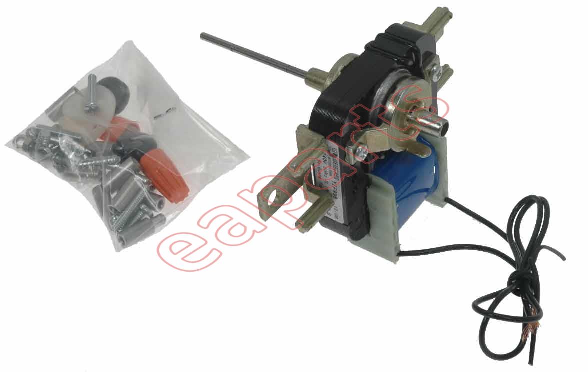 Μοτέρ ανεμιστήρα 110volt, 2800rpm + σετ προσαρμογής, ψυγείου ...