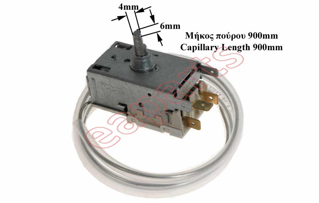 Θερμοστάτης K59L1078 RANCO 3 επαφών πρώτα κάτω ψυγείου IZOLA / ESKIMO ...