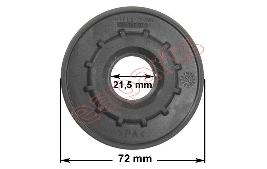 Παξιμάδι πλαστικό στήριξης άνω φτερωτής πλυντηρίου πιάτων MIELE original