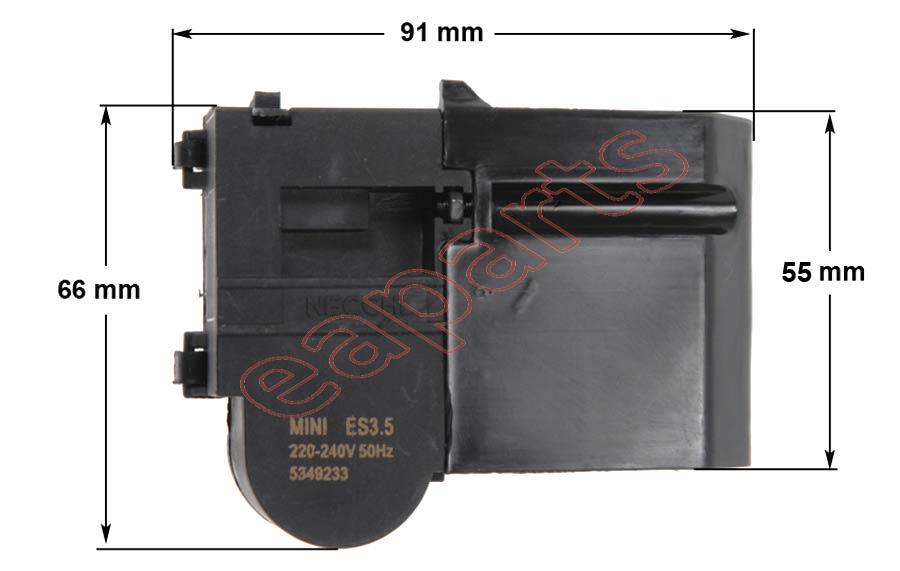 Ρελέ με θερμικό συμπιεστή - 1 / 10 ΗΡ ΝECCHI - MINI - ES3,5 ψυγείου ...