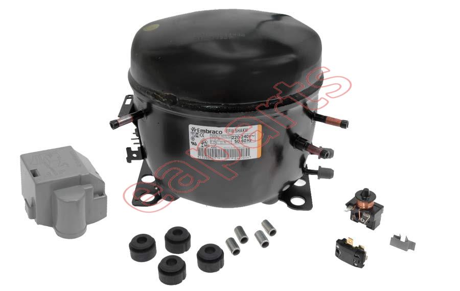 Συμπιεστής ψυκτικού κυκλώματος, EMBRACO FFI12BK 110volt, 1 / 3+ HP, R12 ...