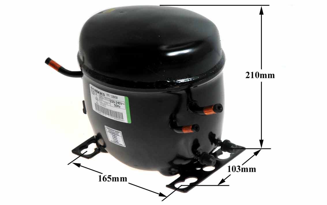 Συμπιεστής ψυκτικού κυκλώματος FFI12HBK 220volt 1 / 3+ 3 / 8 HP, R134 ...