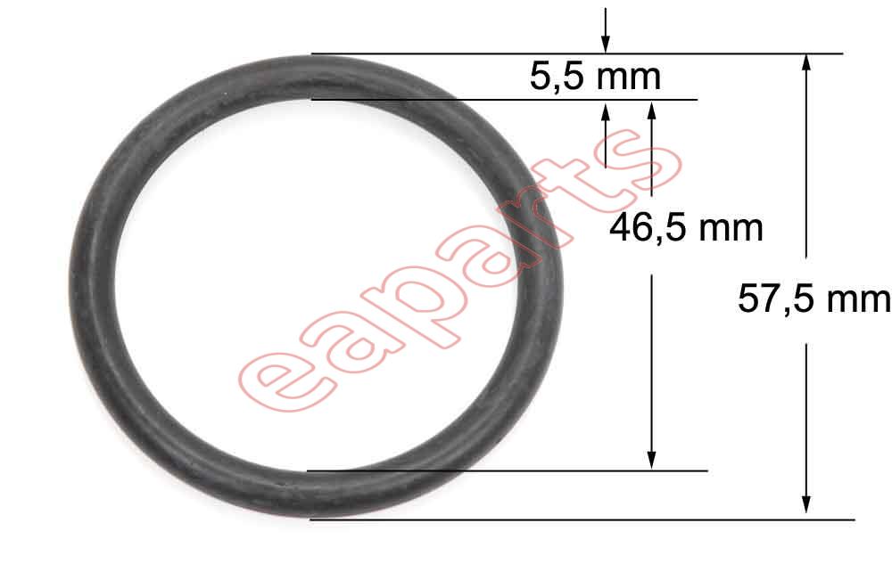 Λάστιχο στεγανοποίησης φλάντζα στο κούμπωμα espresso καφετίερας KRUPS ...