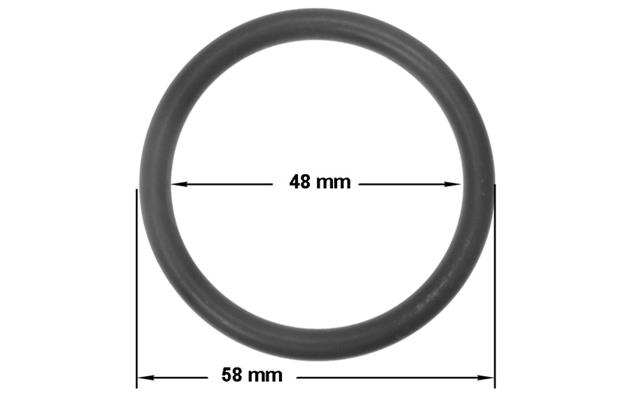 Φλάντζα Oring 06187 NBR Φ58mm αντίστασης πλυντηρίου πιάτων COMENDA ...