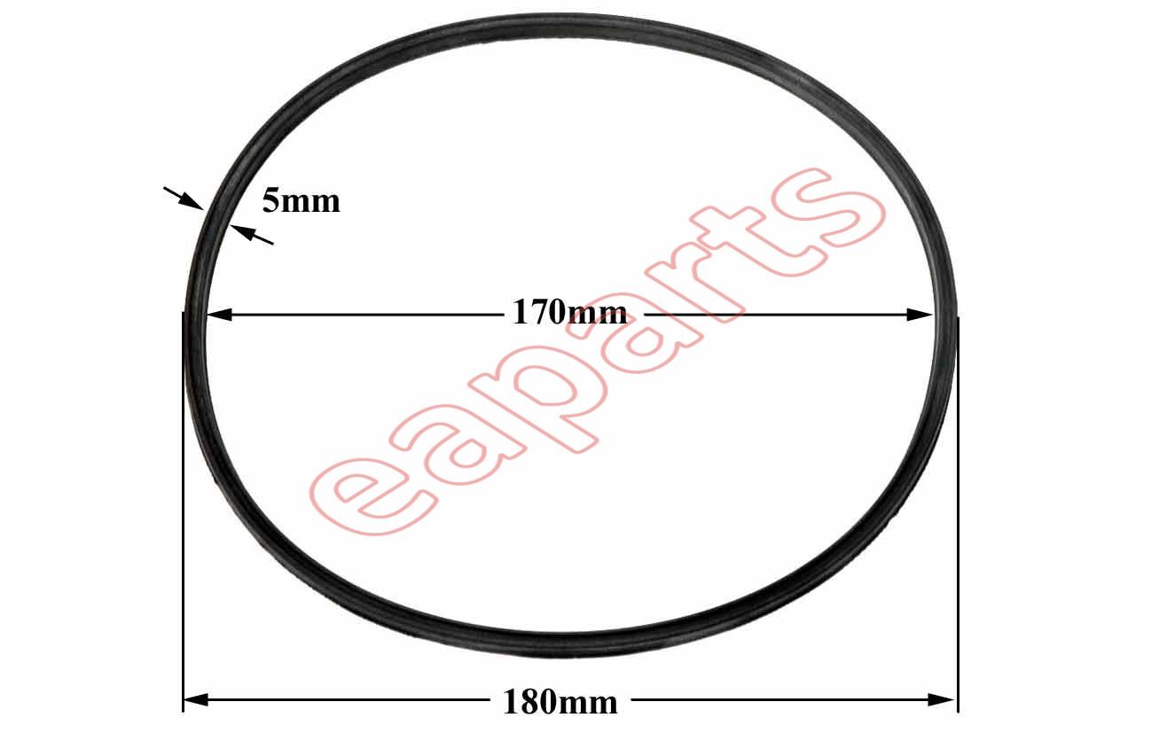 Λάστιχο (σετ 2 τεμαχίων) καπακιού χύτρας ταχύτητος AETERNUM