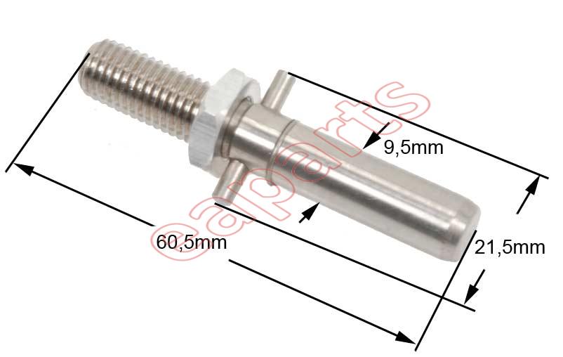 Άξονας πείρος, Φ 9,5mm στερέωσης εξαρτημάτων ανάδευσης μίξερ KENWOOD ...