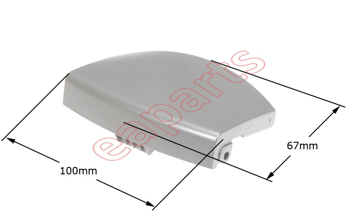 Κλείστρο λαβή, ασημί χρώμα πόρτας πλυντηρίου ρούχων AEG ...