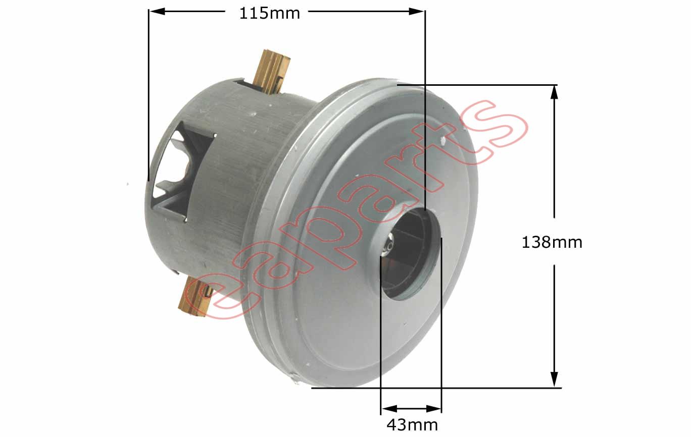 Μοτέρ σκούπας 2000watt 220volt μεταλικό SIEMENS / BOSCH