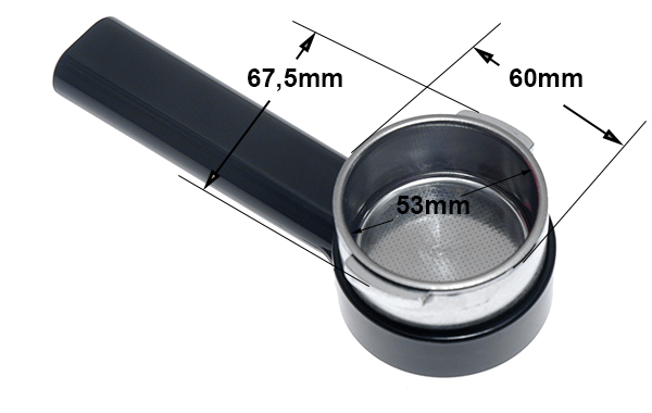 Χειρολαβή με φίλτρο κάφε καφετιέρας PHILIPS / SAECO ... original