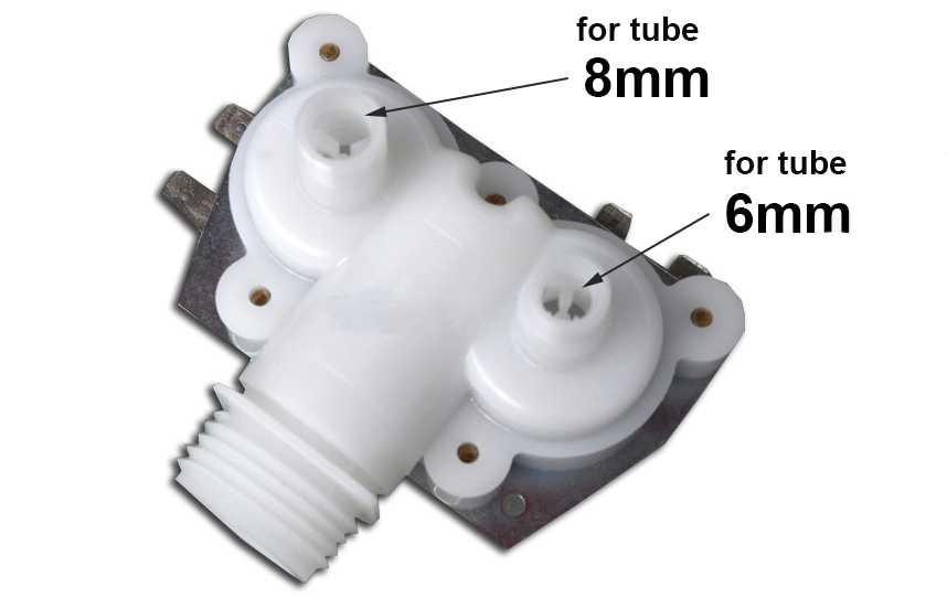 Βαλβίδα διπλή 220volt νερού ψυγείου AMANA / WHIRLPOOL / SIEMENS ...