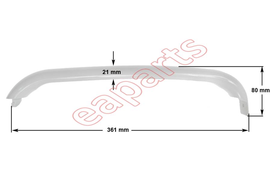 Χειρολαβή πόρτας λευκή ψυγείου BOSCH