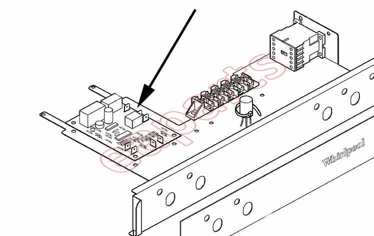 Πλακέτα για επαγγελματικό πλυντήριο πιάτων WHIRLPOOL original