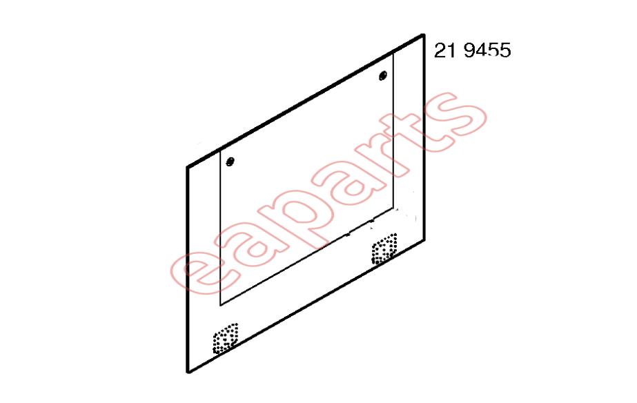 Εξωτερικό κρύσταλλο πόρτας κουζίνας BOSCH original